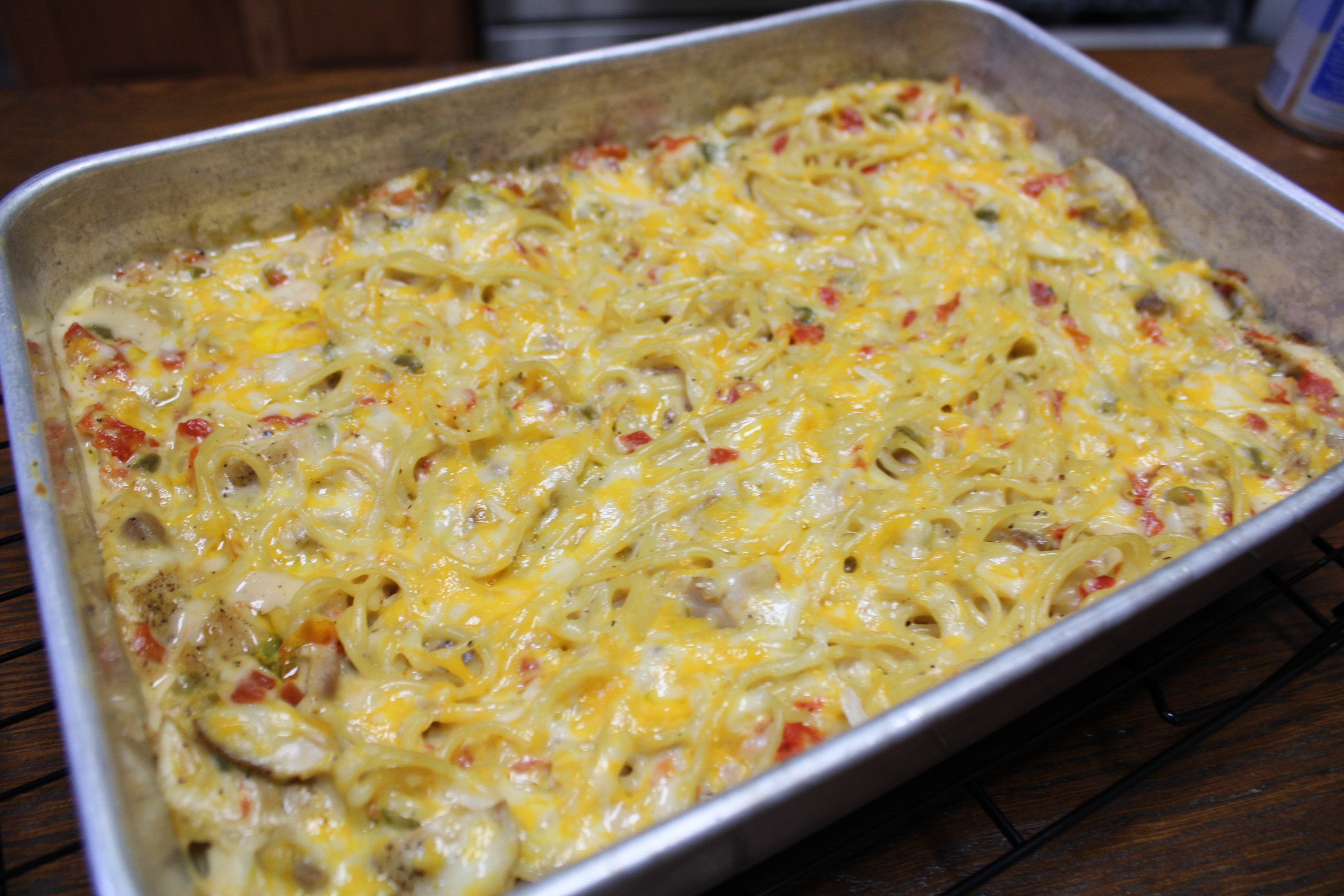 Southwest Chicken Spaghetti - Half | A Full Plate