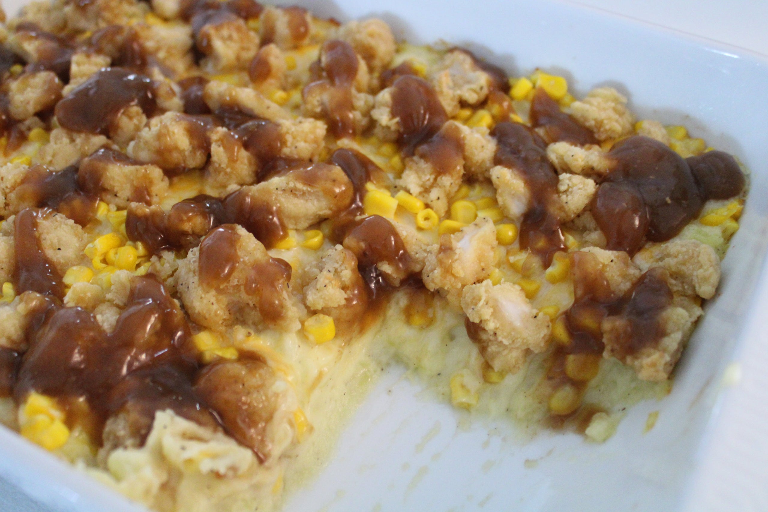 KFC Chicken Casserole - Single Serving | A Full Plate